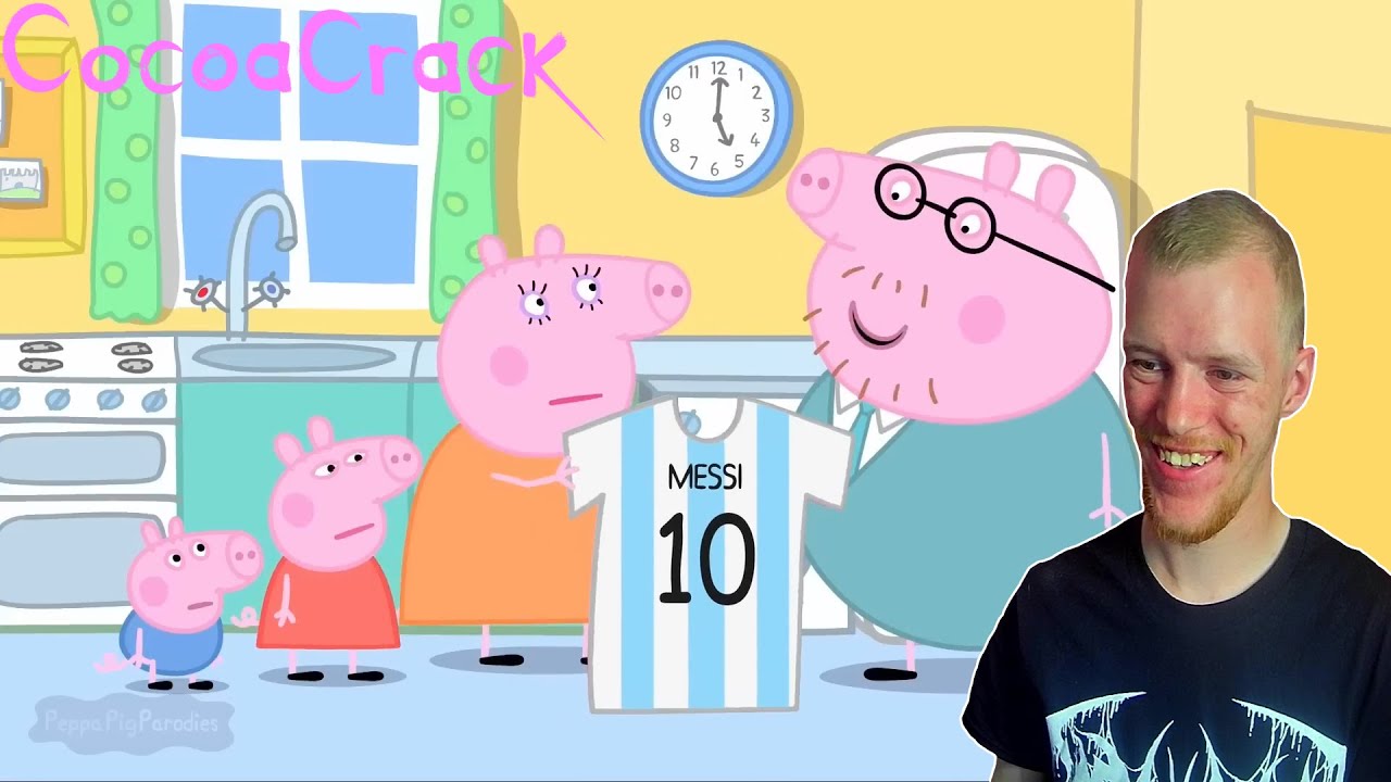 CocoaCrack & I React To PEPPA PIG PARODIES!!! - YouTube