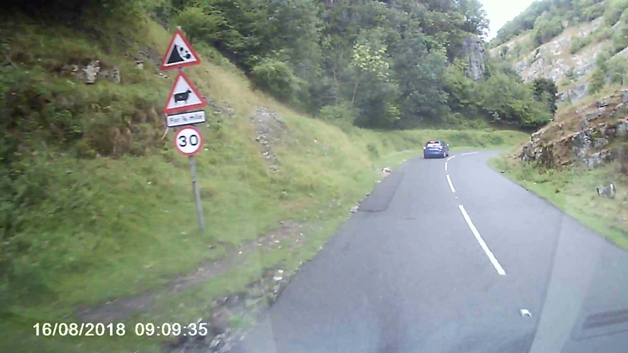 Drive Through Cheddar Gorge, Somerset - YouTube