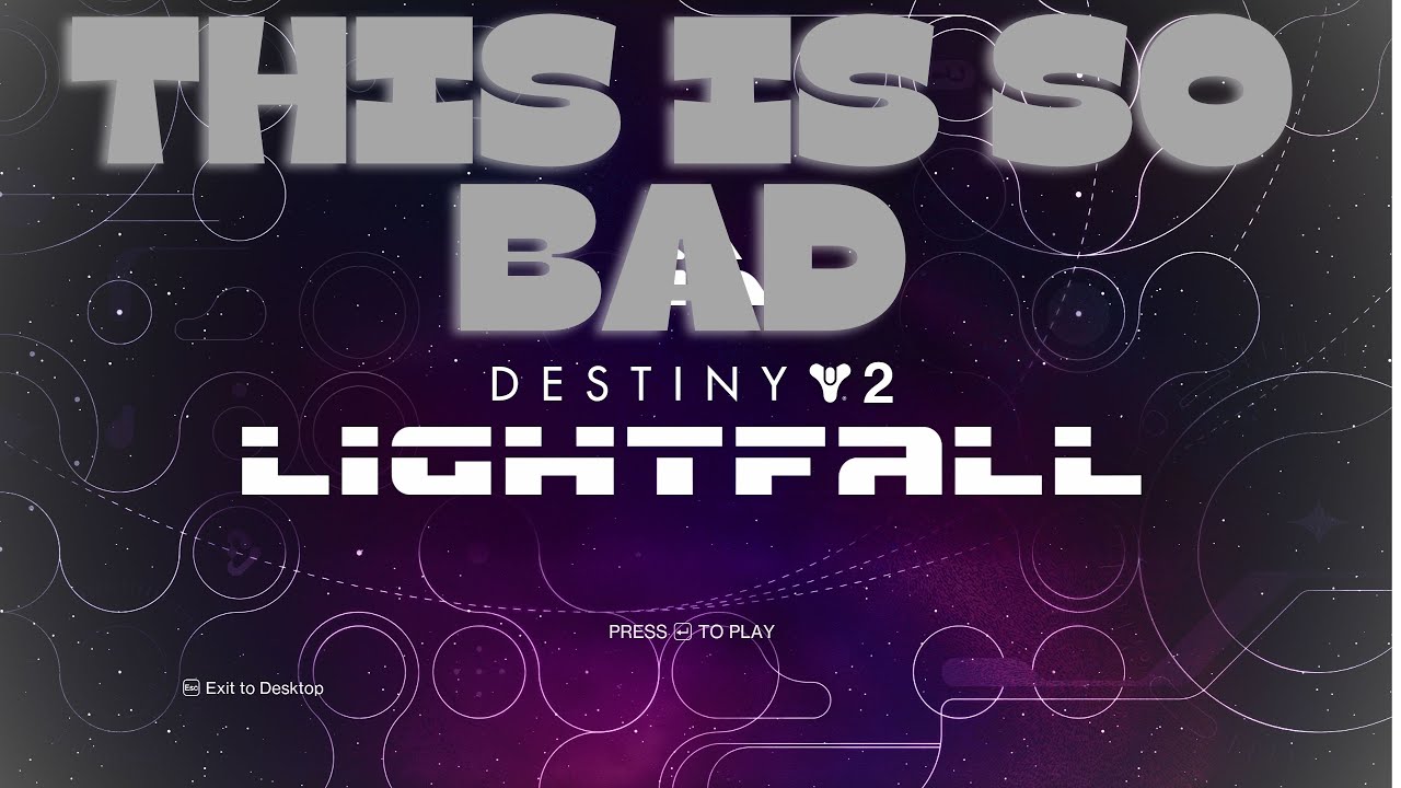 This is so Bad ...| Destiny 2 - YouTube