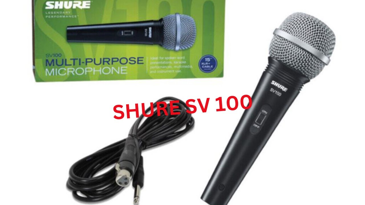 Sure SV 100 WA Multipurpose Mic | SHURE SV 100 WA MIC UNBOXING - YouTube