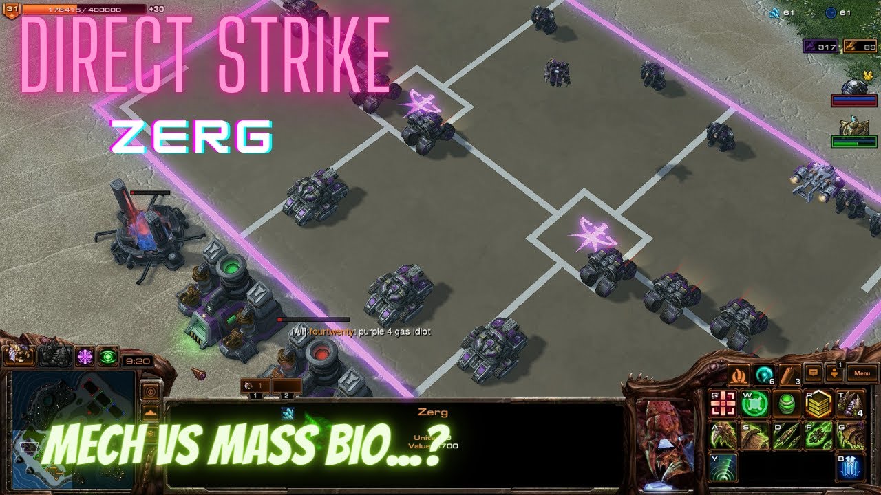 Starcraft 2 Direct Strike: Mech VS Mass Bio...? - YouTube