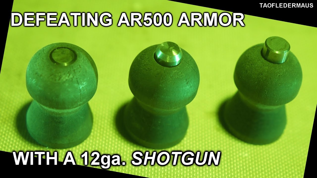 World's FIRST Carbon Fiber SHOTGUN SLUG - ARMOR PIERCING - CONFIRMED ...