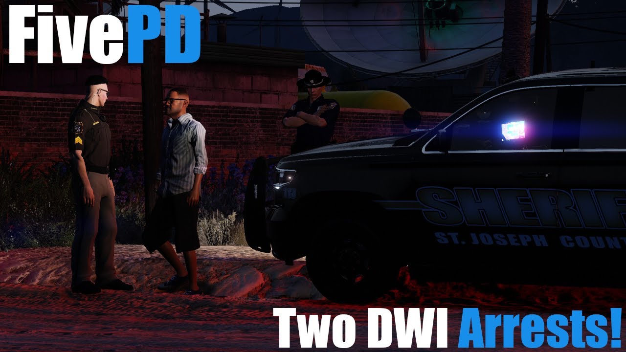 Double DWI arrests with Michigan State Police Five Pd GTA 5 Role-play ...
