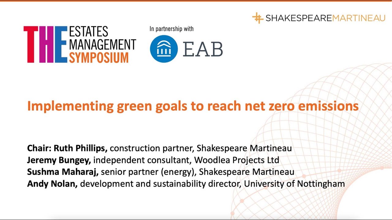 Implementing green goals to reach net zero emissions - YouTube