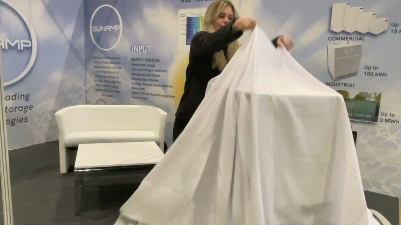 Unveiling the new Sunamp Thermino heat battery range at the EMEX trade ...