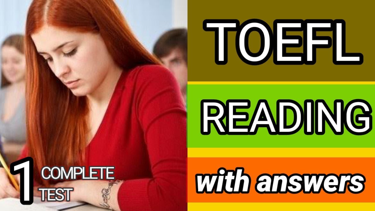 toefl reading practice test with answers toefl pbt complete test 1 ...