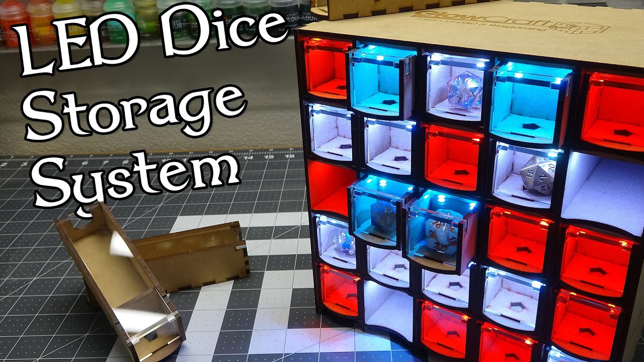 Dice Compendium 2 - LED Dice Storage System | Review - YouTube