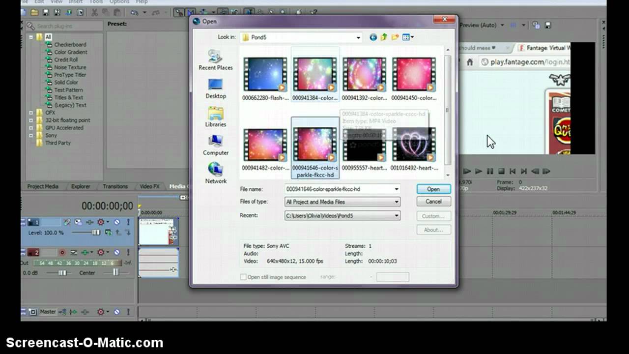 tutorial~pond5 backgrounds on clips - YouTube