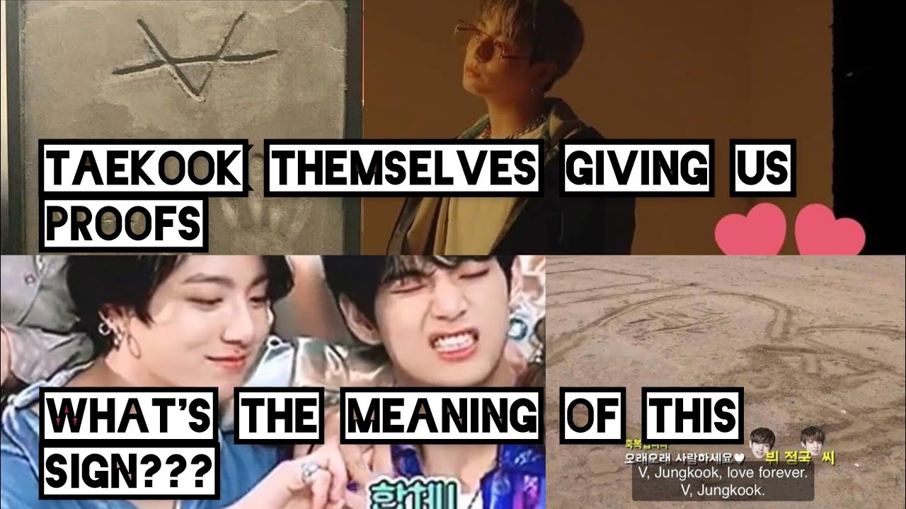 Taekook Analysis: VKook Secret Sign And Language Of Love | Taekook Is ...