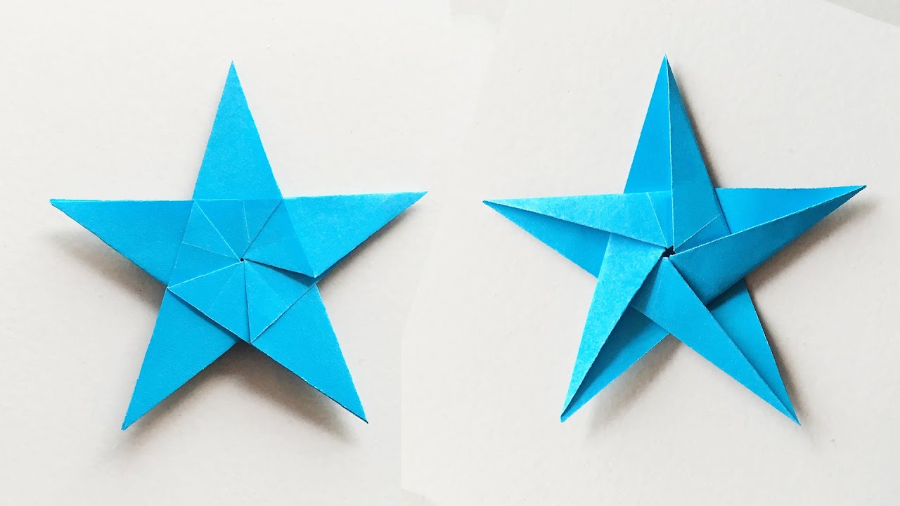 Origami Ninja Dart: DIY 5-pointed Dart Shuriken - Handmade Paper Crafts ...