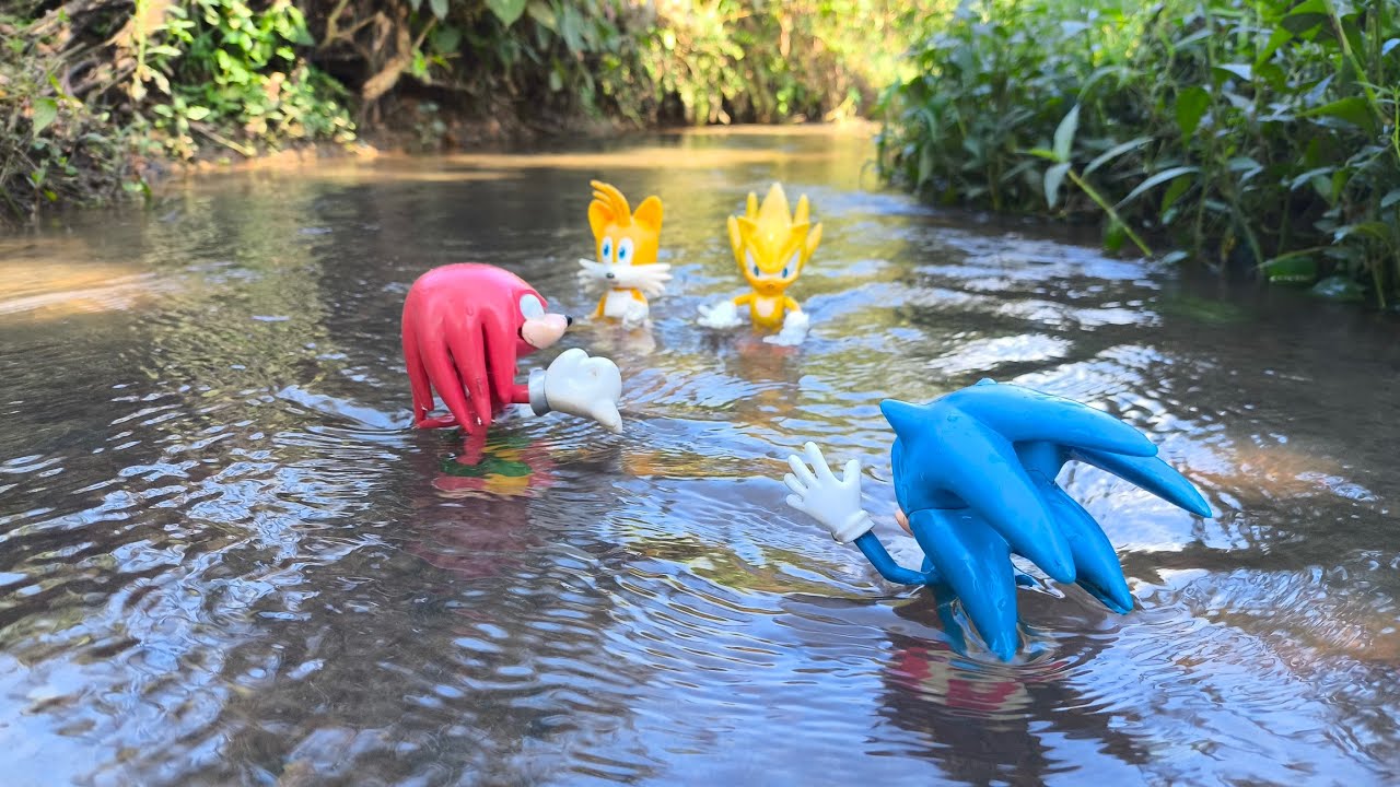 Sonic the hedgehog action figure :Sonic/knukles/Super sonic/Prime/Jaks ...