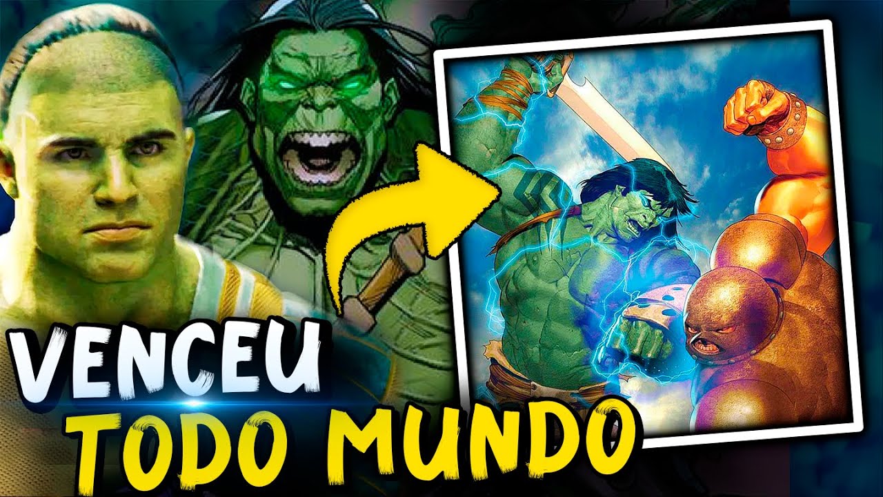 12 MAIORES FEITOS DE PODER DO SKAAR O FILHO DO HULK - YouTube