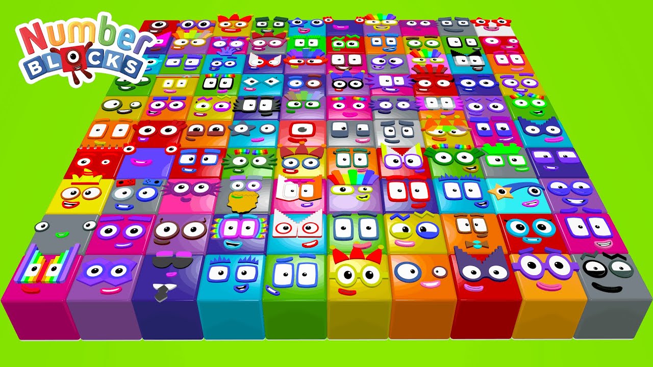 Sing and Count 1–100! Numberblocks Step Squad Learning Fun Song for ...