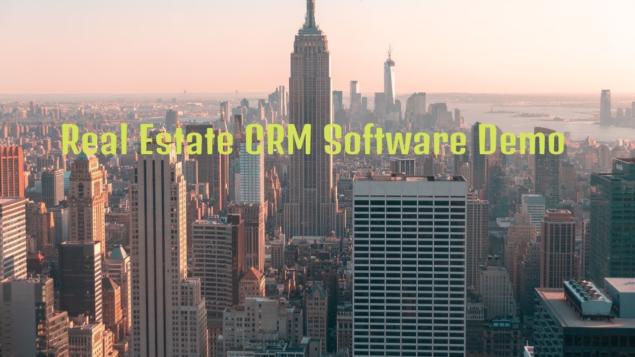 Real Estate CRM Software Demo - Best Real Estate Software - Lead ...