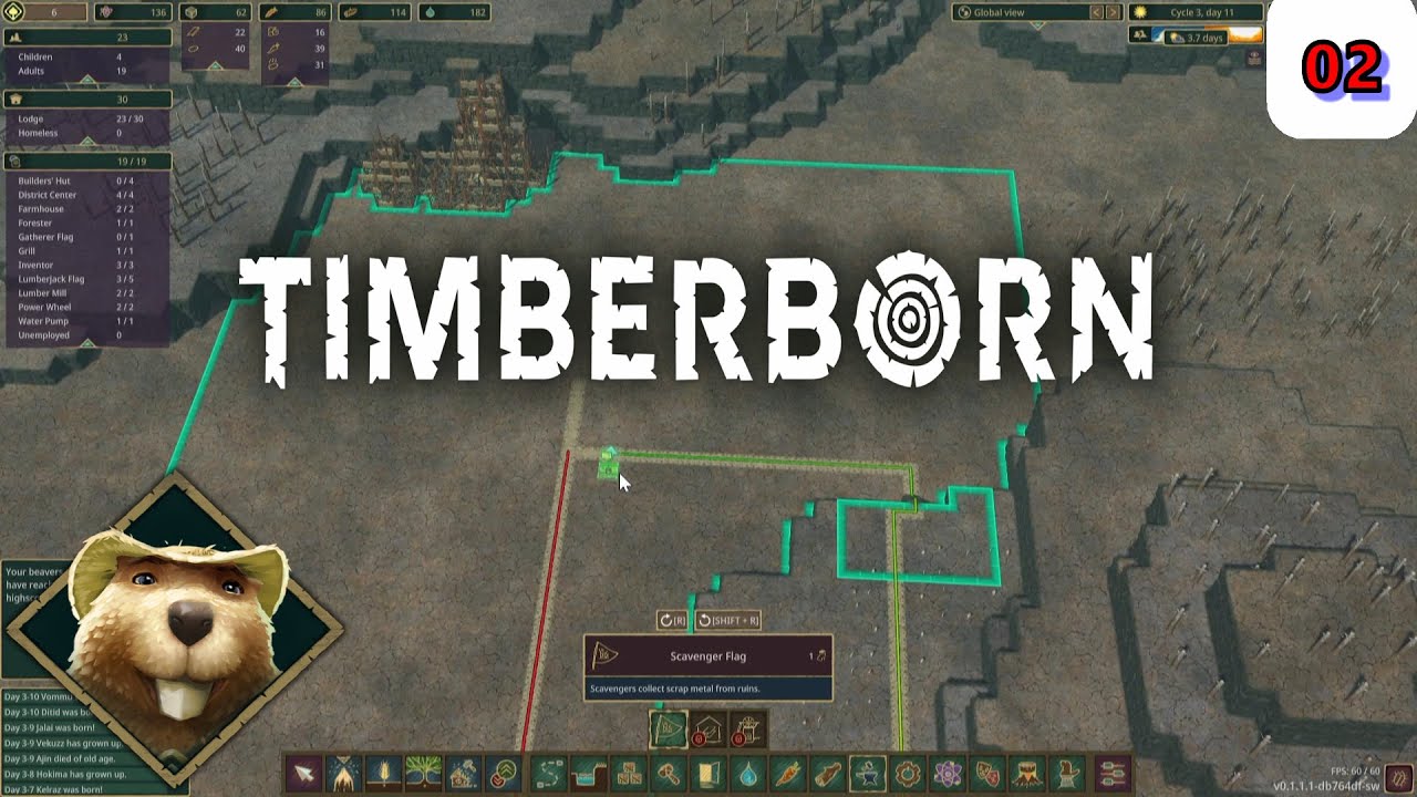 Timberborn / Hard Mode / Plains Map / 02 - YouTube
