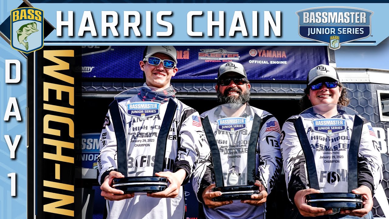Weigh-in: 2023 Bassmaster Junior Series at Harris Chain of Lakes - YouTube