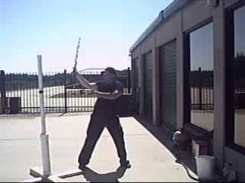 MORE FENCING DUMMY PRACTICE - YouTube