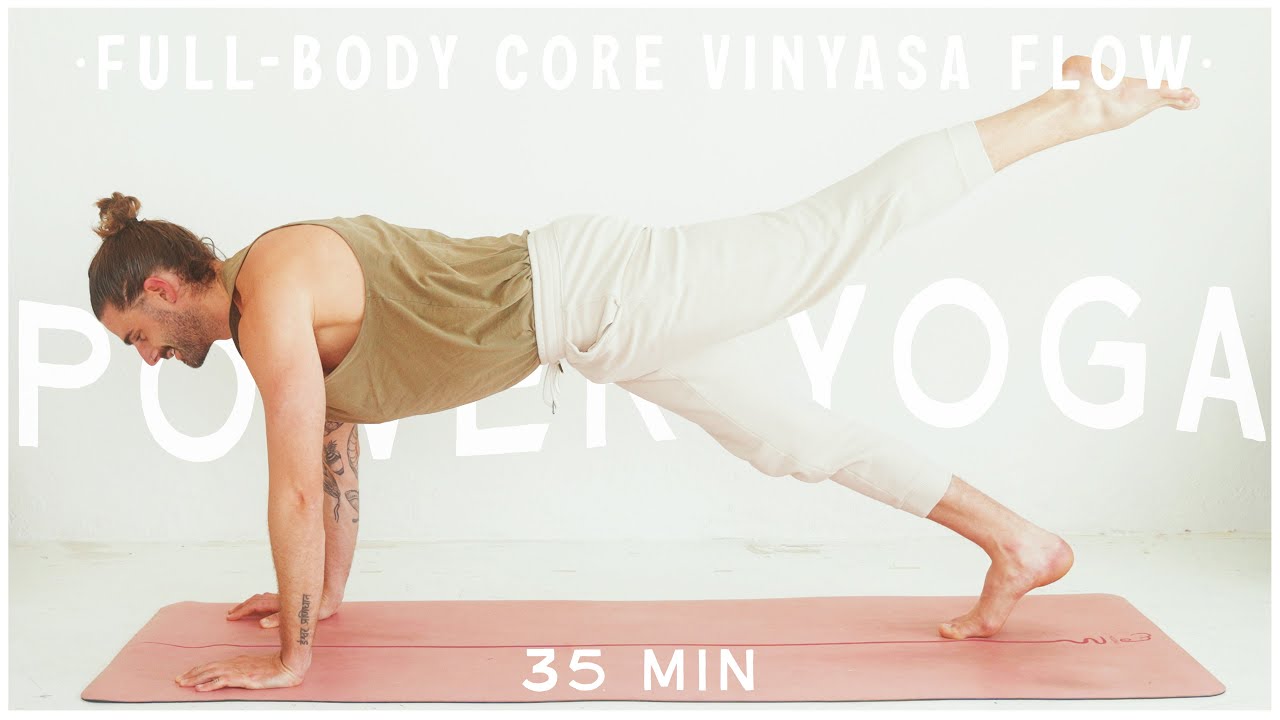 Yoga Full-Body Workout | 35 Min Intermediate Flow | Strength & Stretch! - YouTube