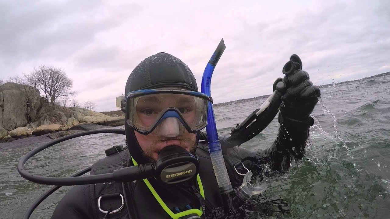 Winter Diving In Gloucester, Part 1 - YouTube