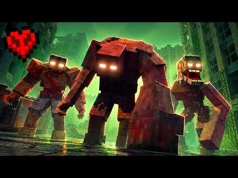Gelişmiş AI Zombi Kıyametinde 100 Gün Hayatta Kalabilir Miyim? - Minecraft Hardcore
