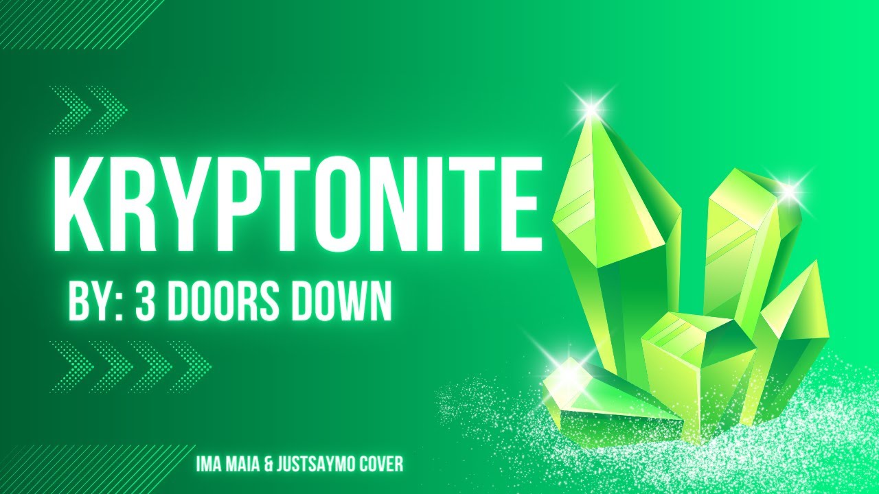 Kryptonite (Piano Version) Covered by Ima Maia & JustSayMo - YouTube