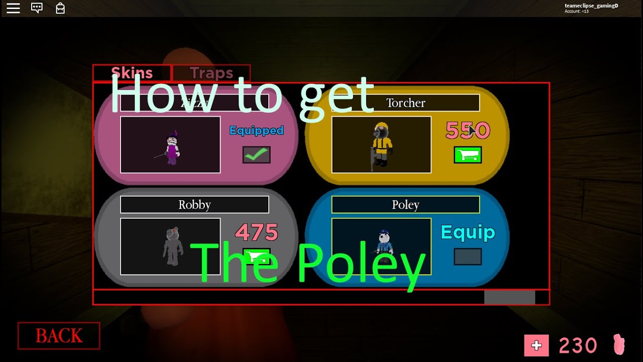 How to get the poly skin in Roblox Piggy - YouTube