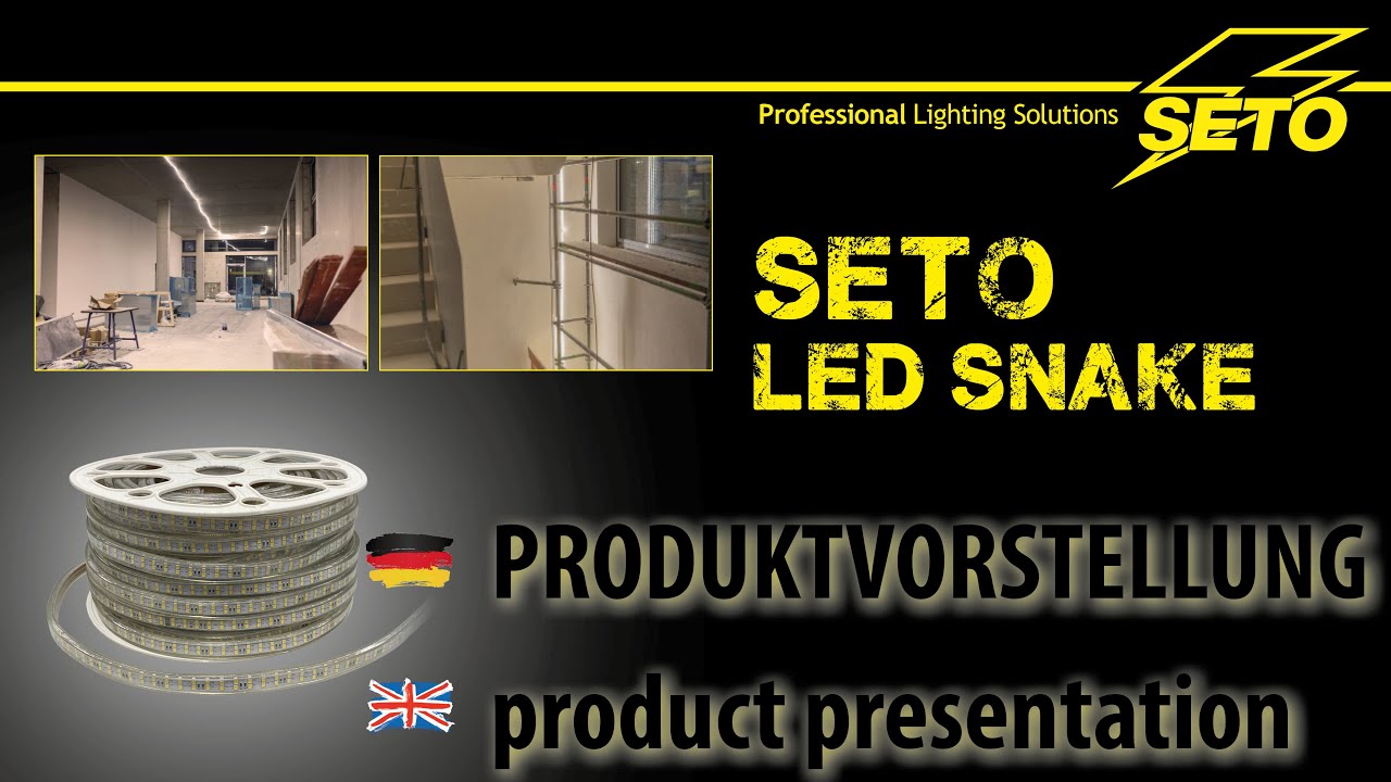 Produktvorstellung/ product presentation: SETO LED SNAKE - YouTube