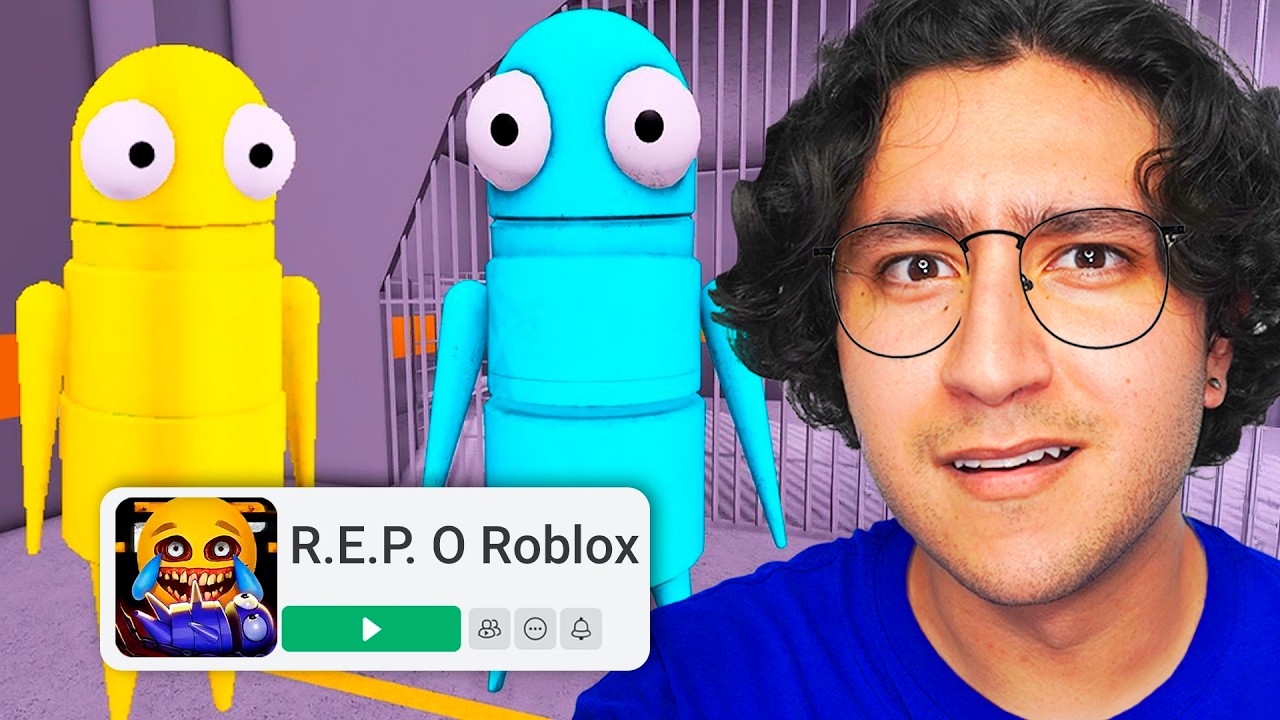Probé LA COPIA DE R.E.P.O. en ROBLOX 😨 - YouTube