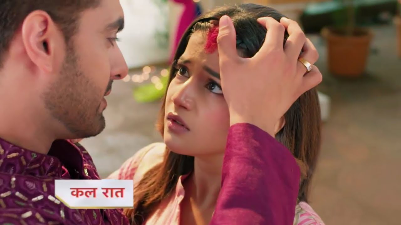 Yrkkh today episode new promo 29 june अरमान के हाथों लगा अभीरा की मांग ...