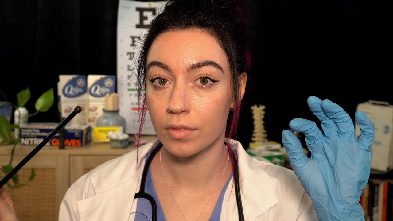ASMR | Soft & SLOW Doctor Exam Roleplay 🩺 (eye exam, up close triggers ...