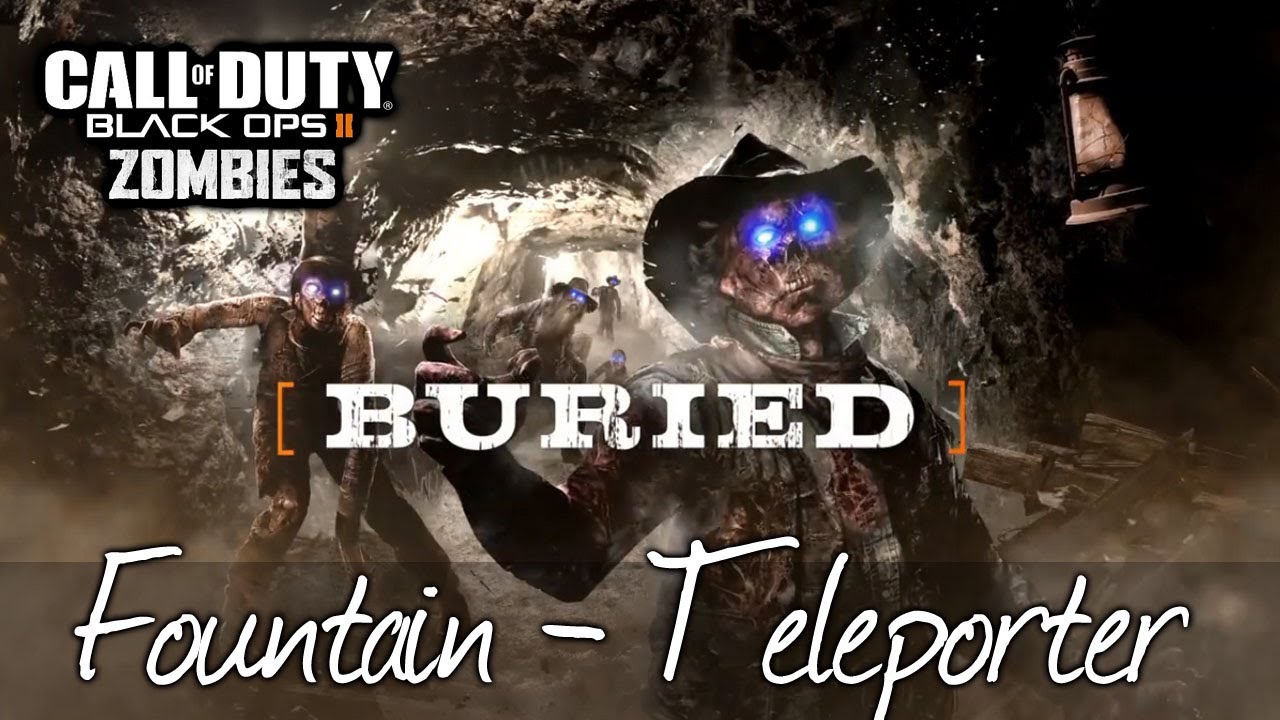 How to use Fountain Teleporter - Black Ops 2 Zombies Buried - YouTube