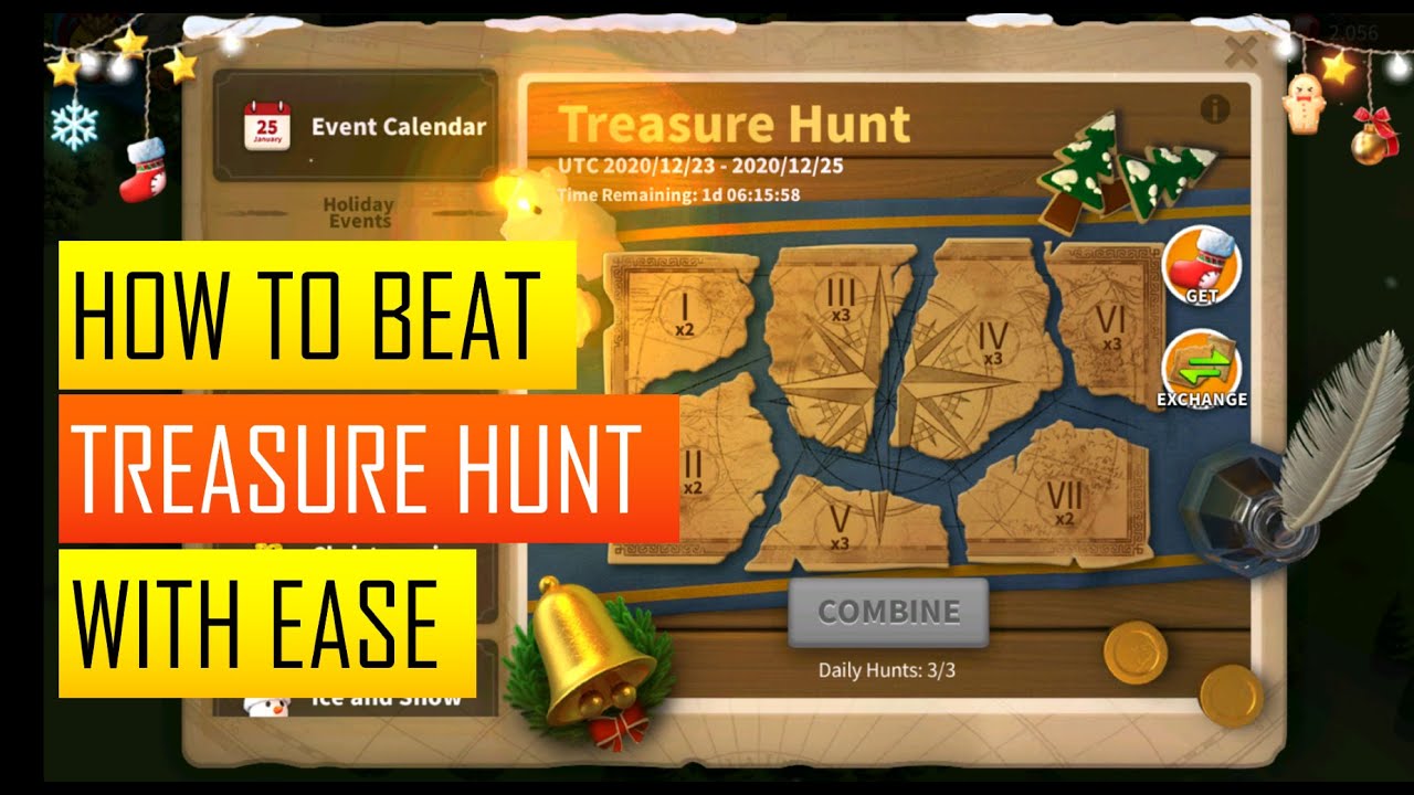 How to beat Treasure Hunt with ease | Rise of Kingdoms | ROK - YouTube