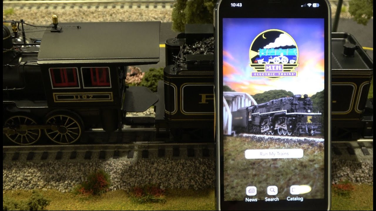 MTH DCS App vs DCS Handheld Remote - YouTube