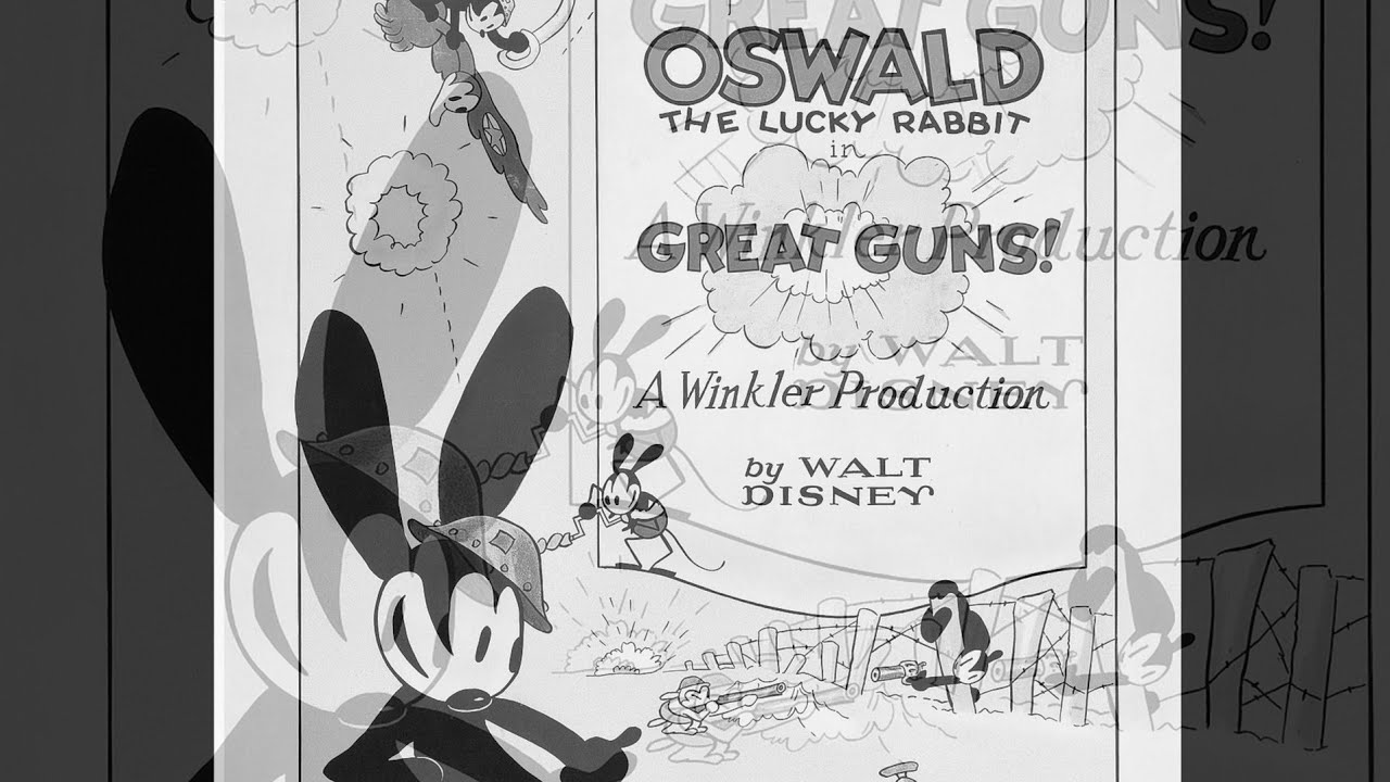 Oswald the lucky rabbit E4: Great Guns! - YouTube