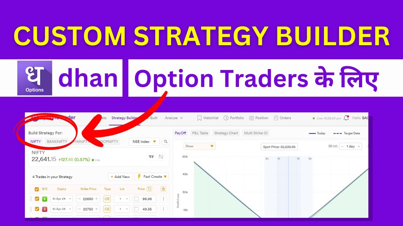 Dhan Custom Strategy Builder - Build Your Own Options Strategy - Hindi ...