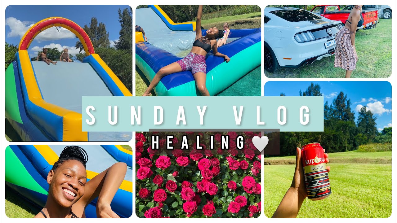 SUNDAY VLOG || WATER SLIDE DAY|| we’re gonna be okay || South African ...