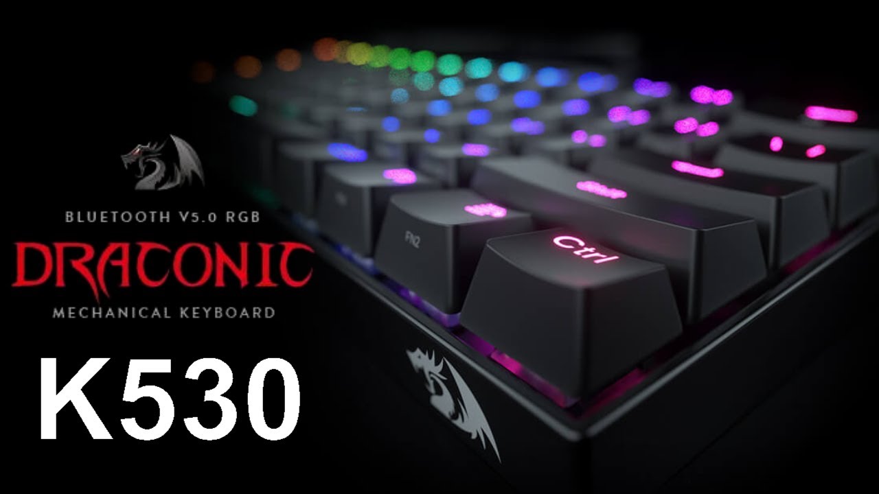 TECLADO REDRAGON K530 DRAGONIC RGB - YouTube