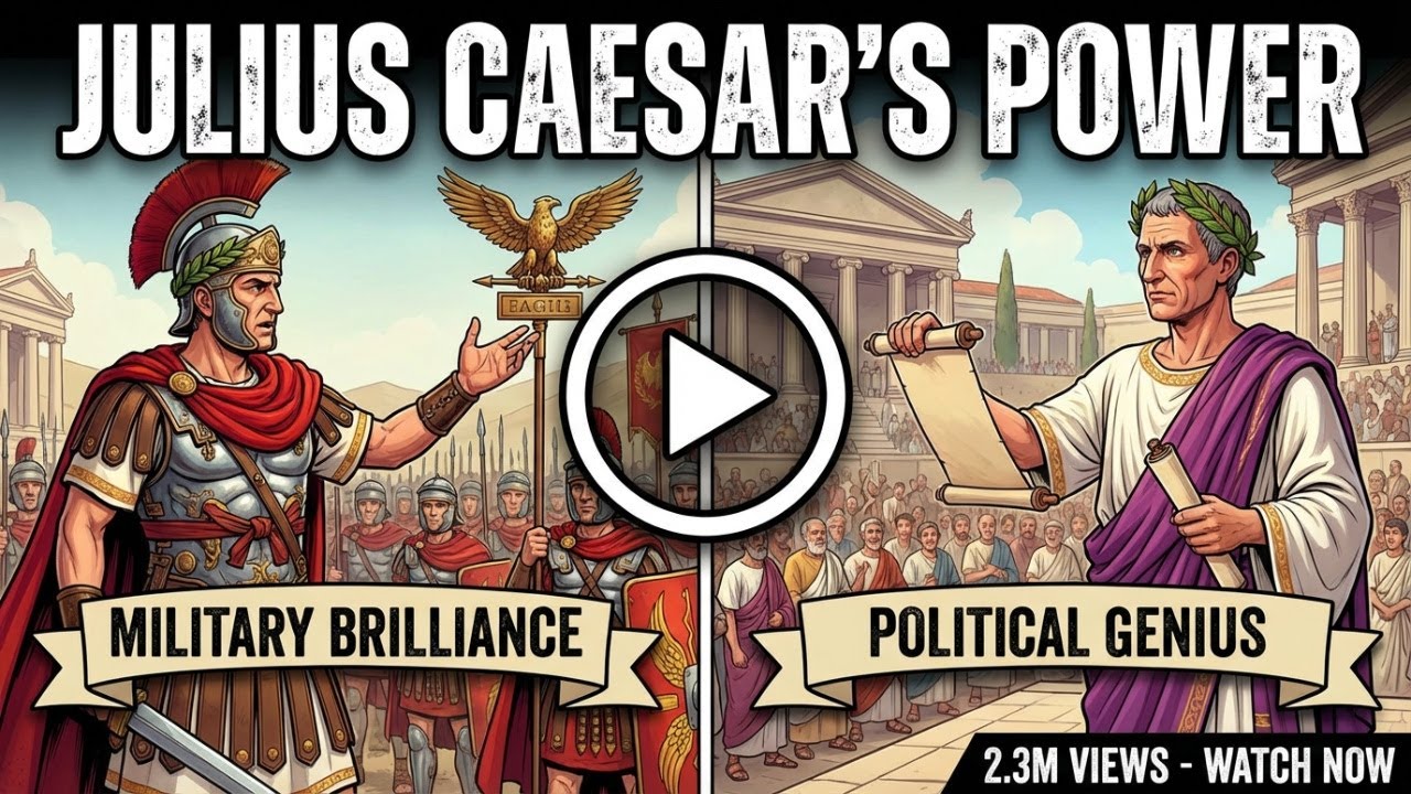 Julius Caesar's Power: Military Brilliance and Political Genius - YouTube