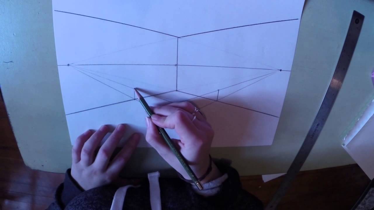 2 Point Perspective - Bed - YouTube