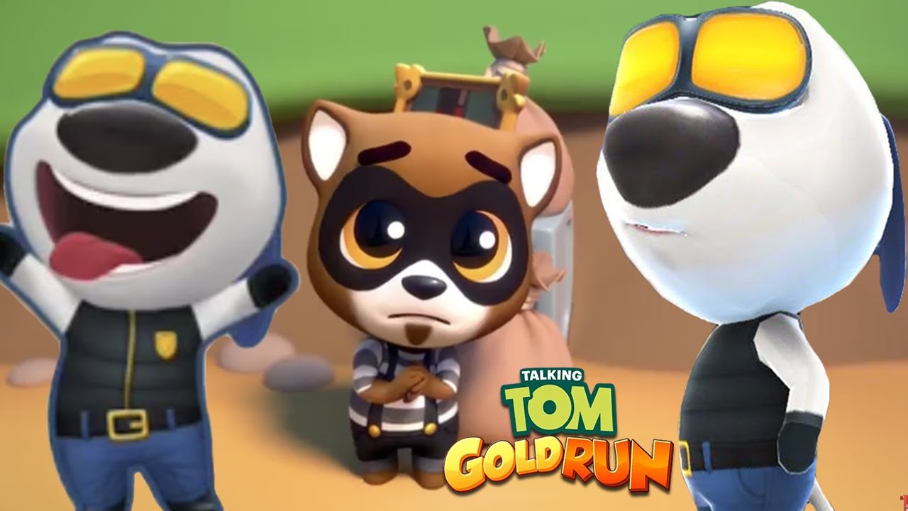 POLICE HANK - TALKING TOM GOLD RUN Android Gameplay EP165 Run,colliect ...
