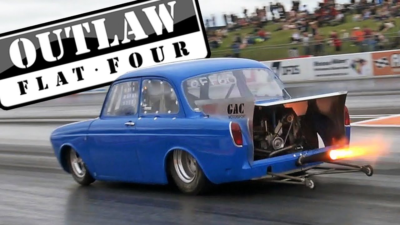 Outlaw Flat Four at Dragstalgia 2017 - YouTube