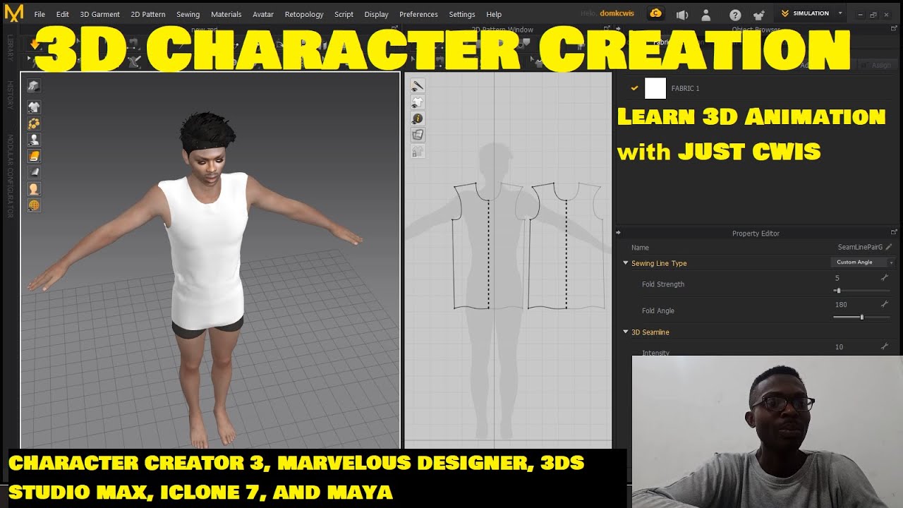 Learn 3D Animation - Marvelous Designer - Intro - YouTube