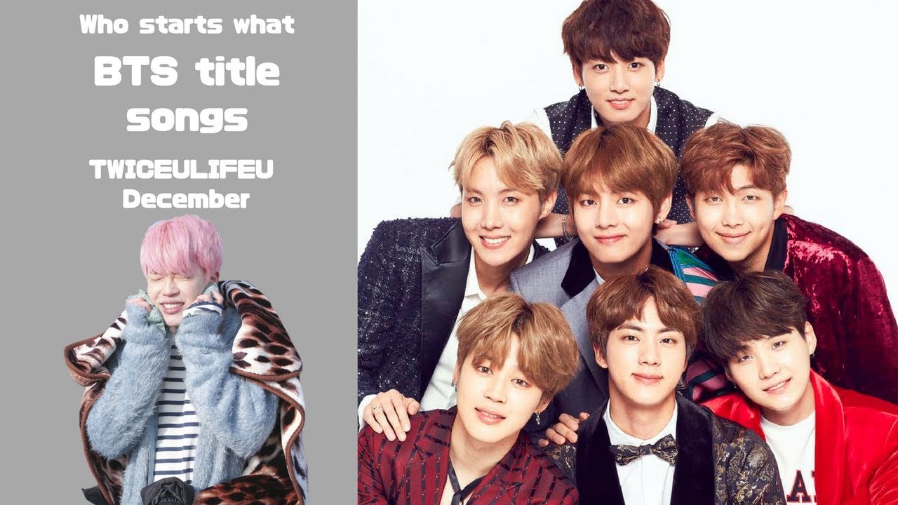 Who starts the title songs in BTS? - YouTube