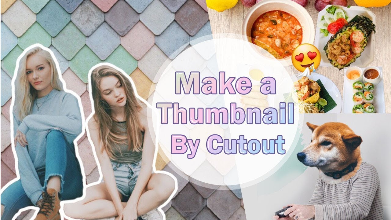How to Make a YouTube Thumbnail Tutorial--Turn Everything into Stickers ...