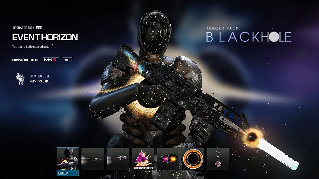 TRACER PACK: BLACKHOLE - STORE VIEW - SEASON 4 RELOADED - MW3 - YouTube
