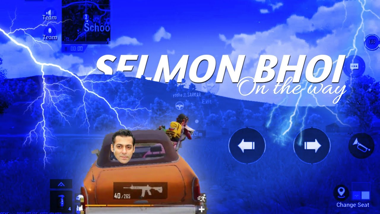 Selmon bhoi on the way |Bgmi Montage||Battlegrounds Mobile India ...