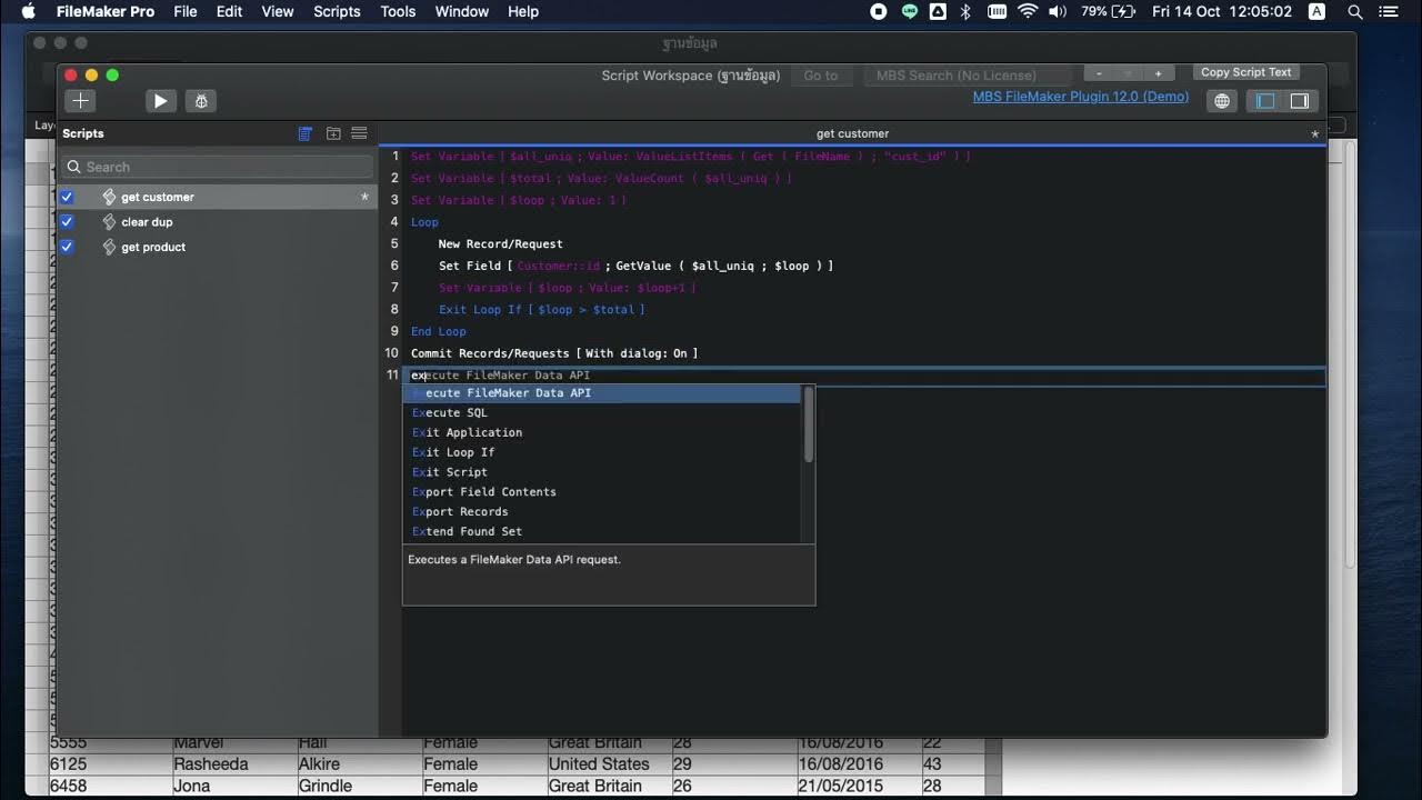 script ใน filemaker - YouTube
