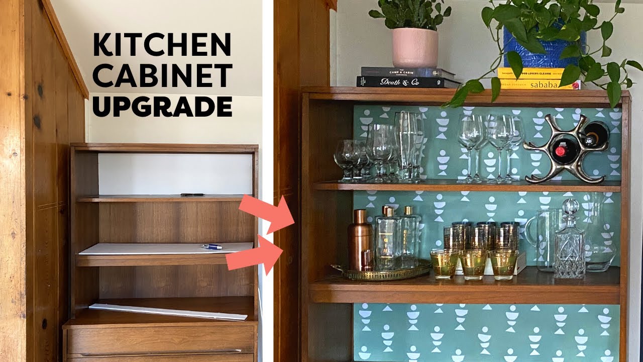 The CUTEST (Temporary!) Cabinet Upgrade - YouTube