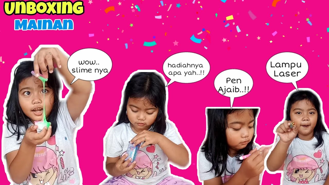 Unboxing Mainan Murah Serba 2000 an, Ada Kotak Kado Surprise, Slime ...