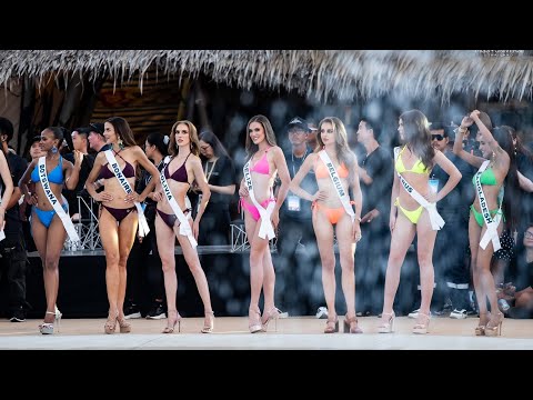Miss Universe 2025 Swimsuit Show at Columbia Pictures Aquaverse